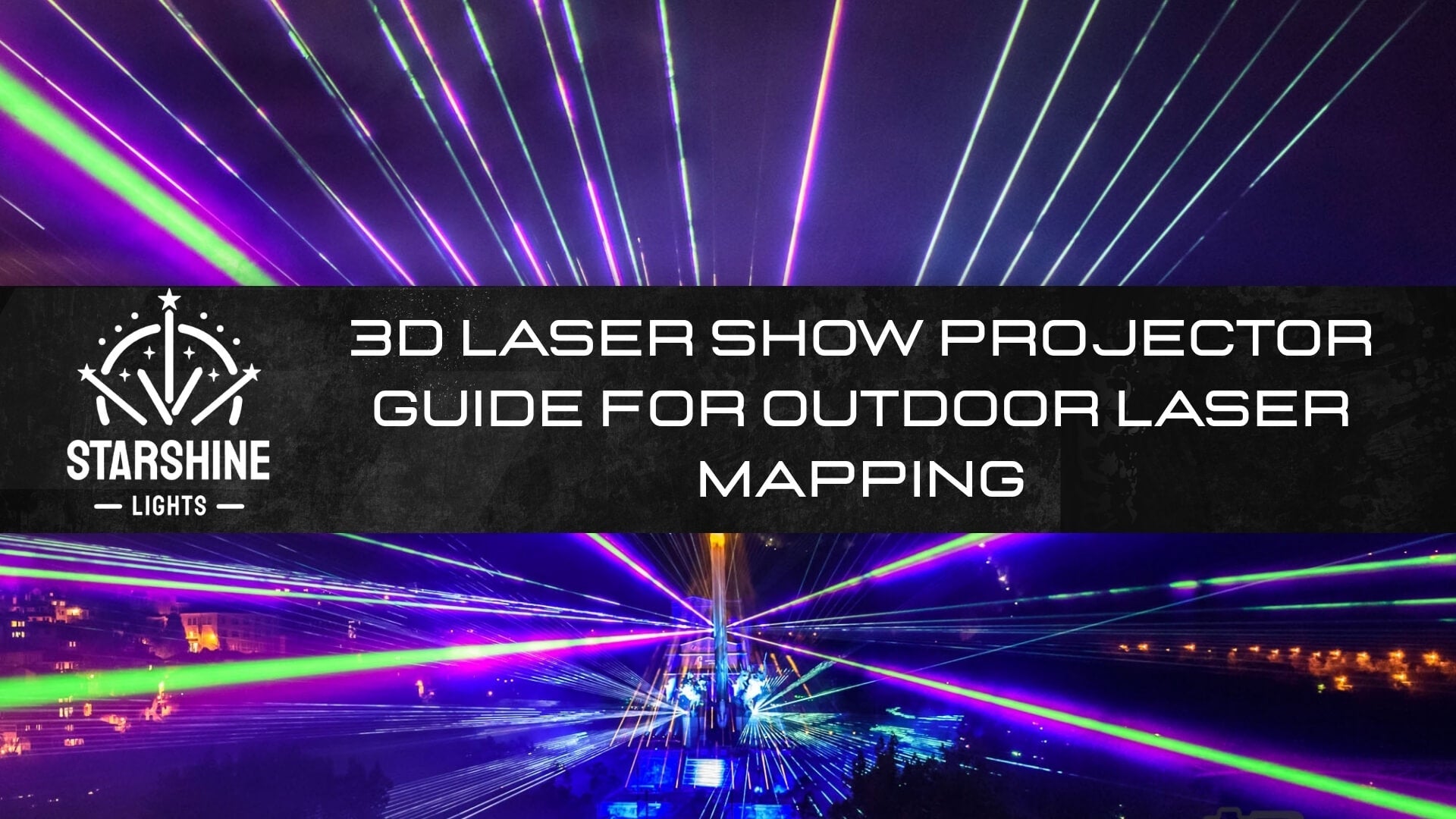 3D Laser Show Projector Guide for Outdoor Laser Mapping