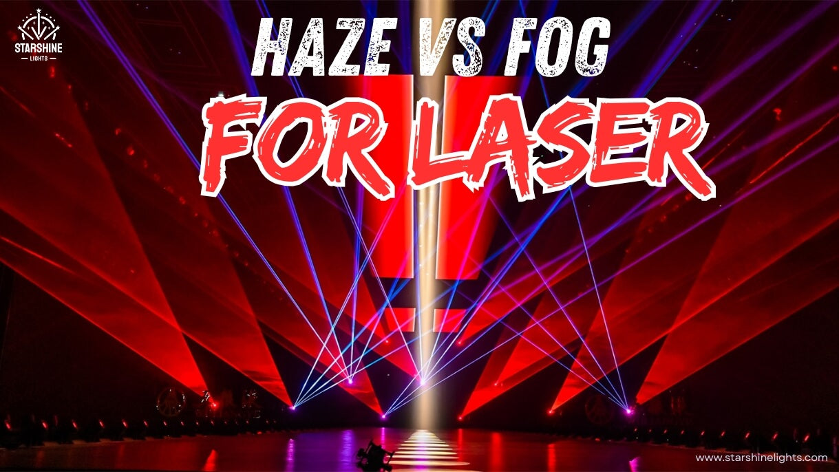 Haze vs Fog Machine for Laser Shows: Beams, Safety & ILDA