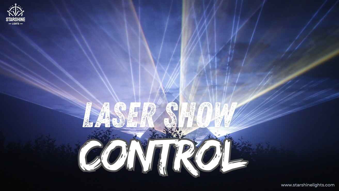 Live Laser Light Show Control: 4 Setups (PC, MIDI, DMX, Console)