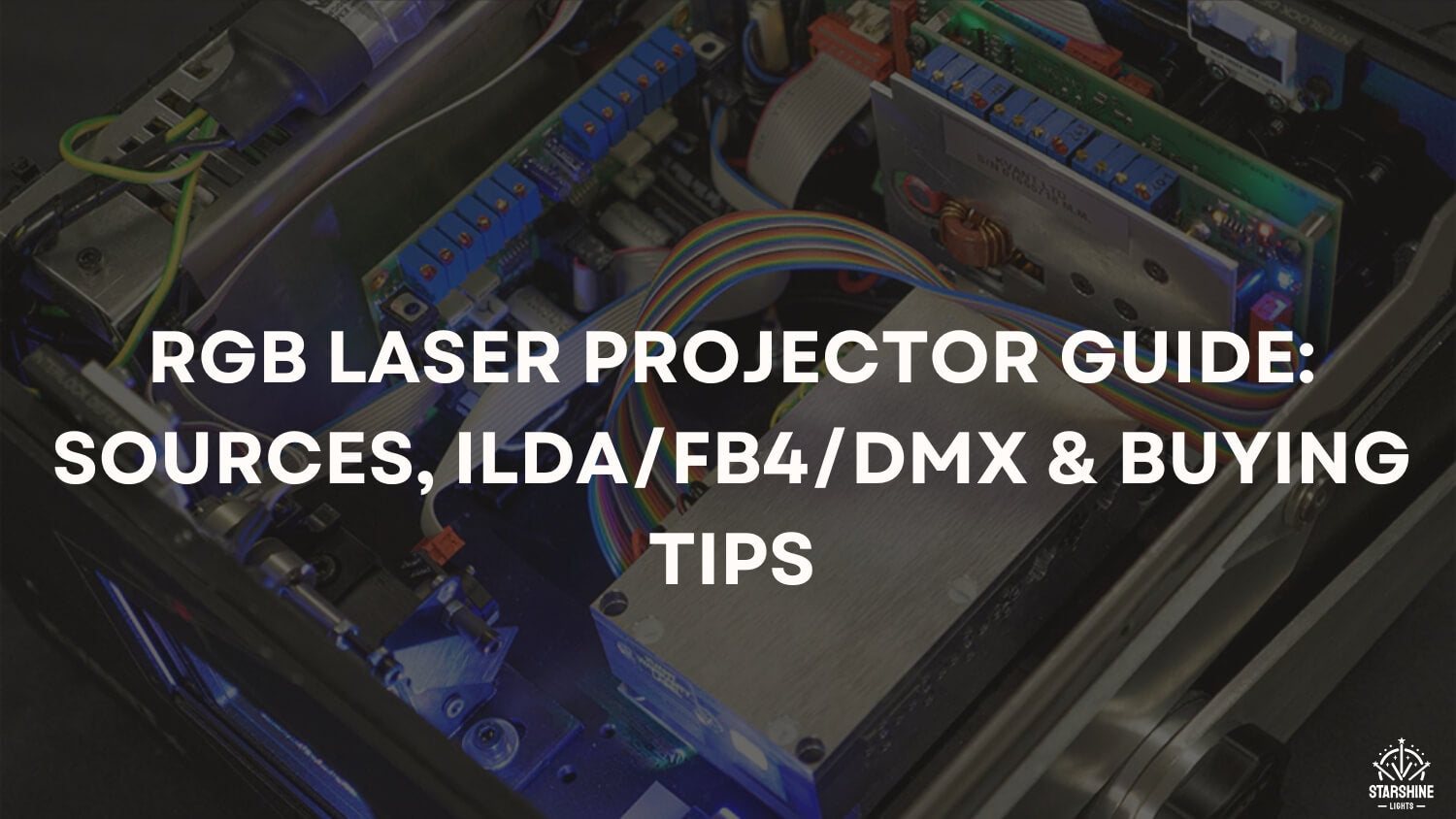 RGB Laser Projector Guide: Sources, ILDA/FB4/DMX & Buying Tips
