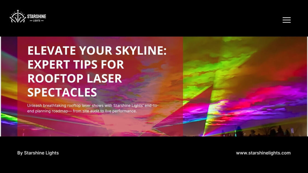 How to Choose Outdoor Laser Projector for Rooftop Laser Show
