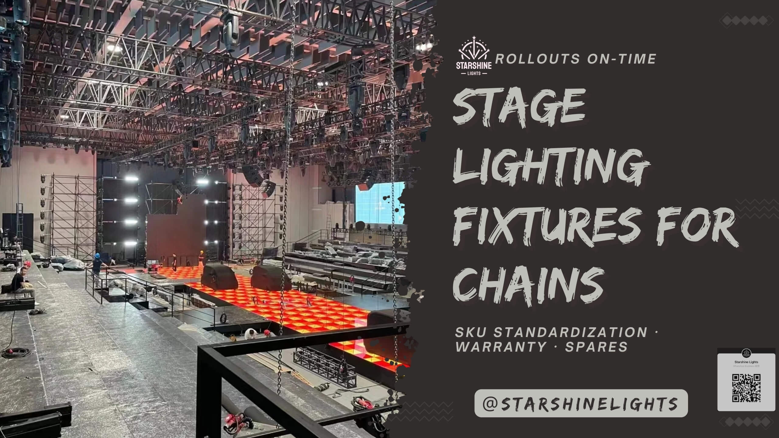 Stage Lighting Fixtures for Chains | SKU, Warranty & Spares